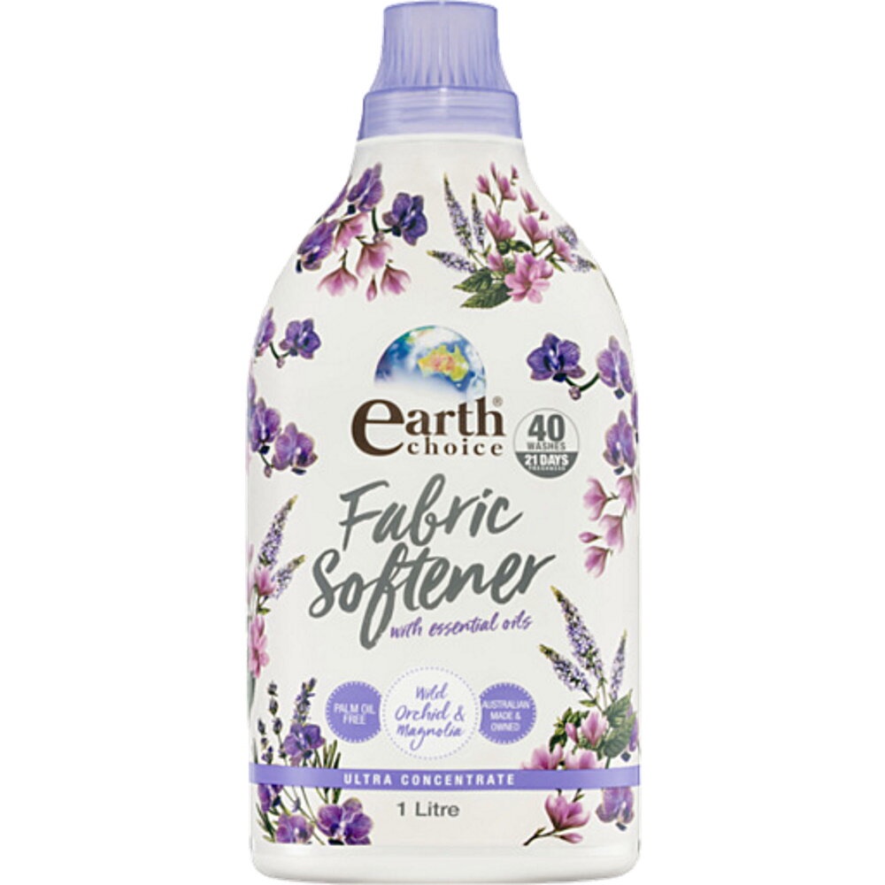 EARTH CHOICE FABRIC SOFTENER ULTRA CONCENTRATE WILD ORCHID & MAGNOLIA ...