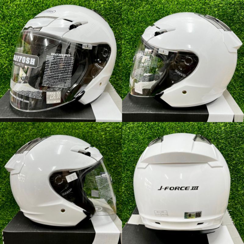 GRAYFOSH SHOEI JF3 Open Face Helmet | Shopee Malaysia