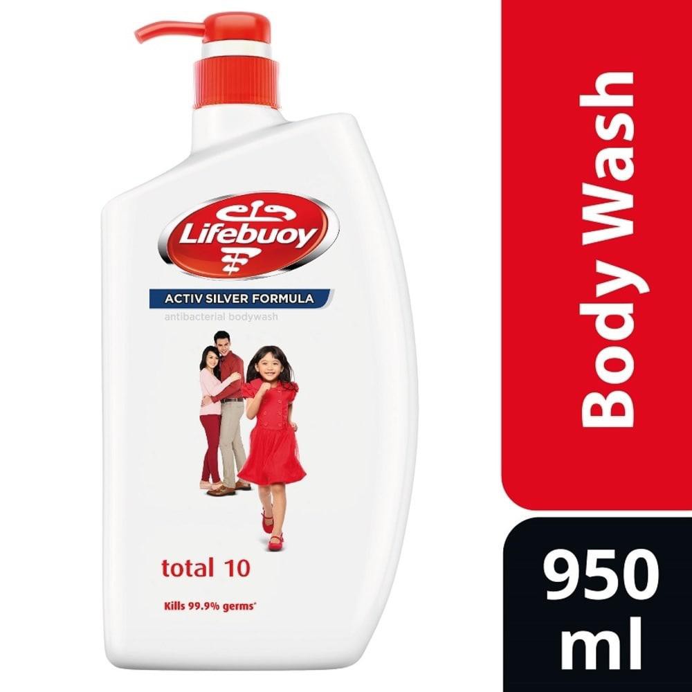 Lifebuoy Antibacterial Shower Gel Total 10 950ml Shopee Malaysia