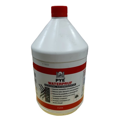 PYE WaterPruf 4L Integral Waterproofer | BeeCost