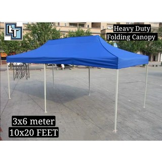 KT 10X20 FT 3X6M HEAVY DUTY FOLDING CANOPY TENT kanopi bazar pasar ...