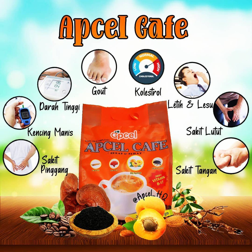 [[Ready Stock]] Apcel Cafe / Kopi Apcel Coffee ( 20sachet x 25g ...
