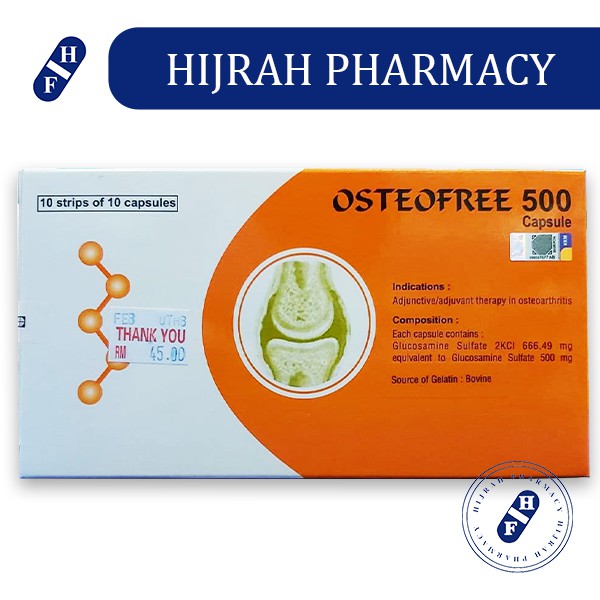 Osteofree 500 (10strips x 10 capsules) | Shopee Malaysia