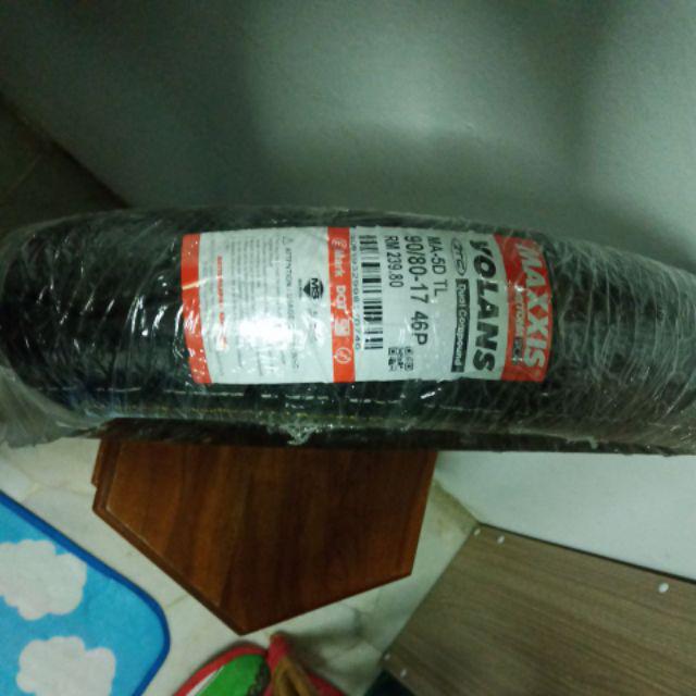 MAXXIS MOTORCYCLE TYRE VOLANS MA5D/MAFD 90/80-17 TUBELESS (100% ...