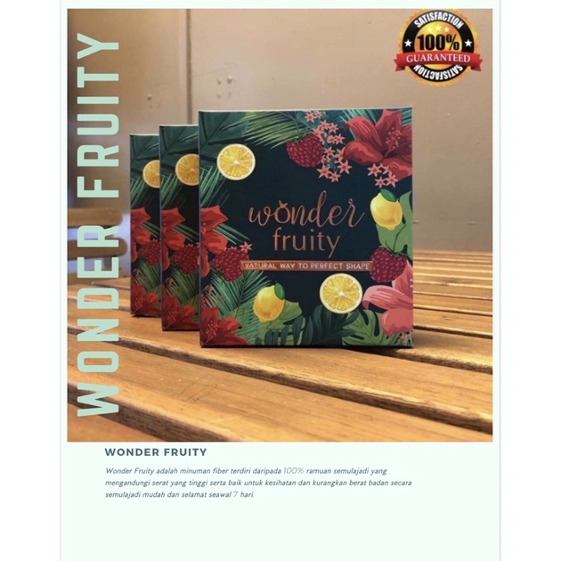 JUS FIBER! WONDER FRUITY [READY STOCK] | Shopee Malaysia