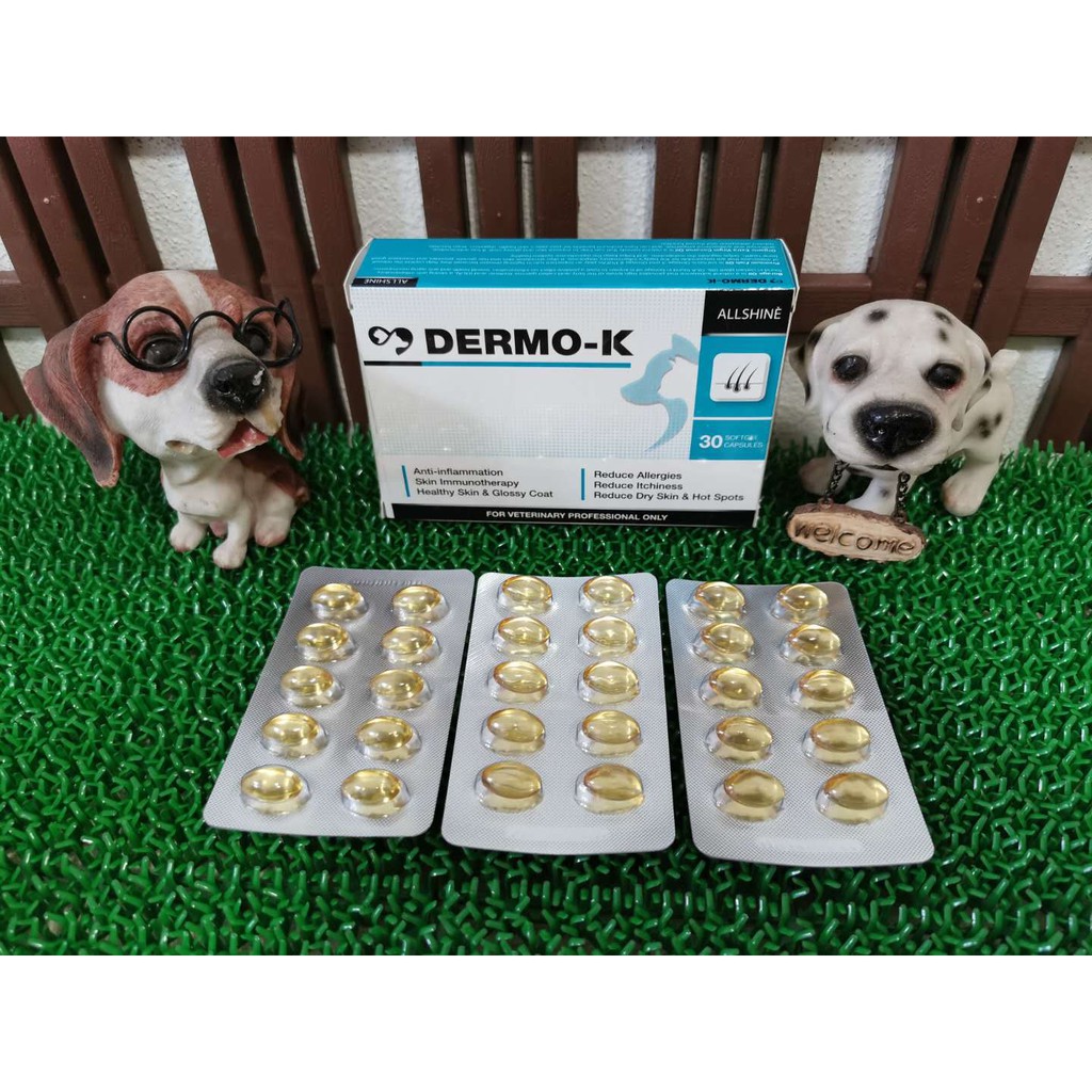 (READY STOCK)Dermo-K capsule for cats and dogs (30 soft capaules/box ...