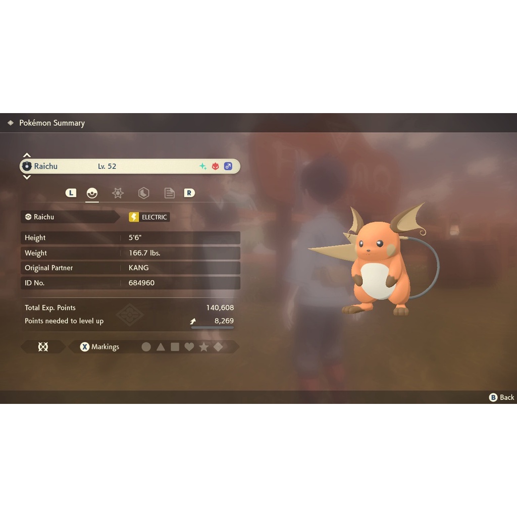 Pokemon Legends: Arceus - 6IV Shiny Alpha Raichu | Shopee Malaysia