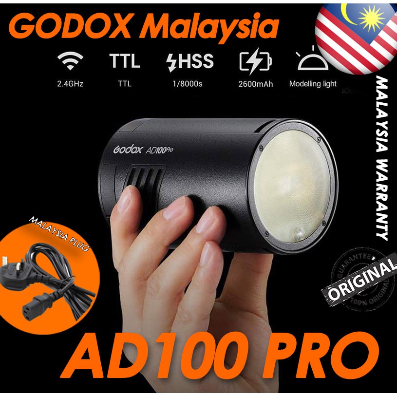 Godox AD100pro Pocket Flash AD100 PRO Malaysia Warranty | Shopee Malaysia