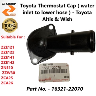 Toyota Thermostat Cap ( water inlet to lower hose ) - Toyota Altis ...