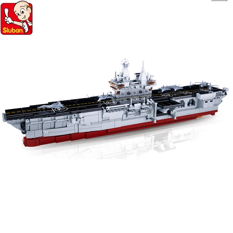 Sluban Military Ship Police Boat submarine Building Block 1088PCS Block ...