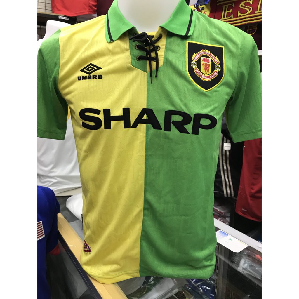 JERSI RETRO MANCHESTER UNITED (SHARP) | Shopee Malaysia