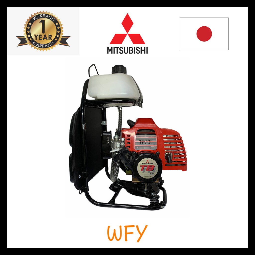 Mitsubishi Brush Cutter Mesin Rumput TB33 & TB43 Motoyama (Engine Made ...