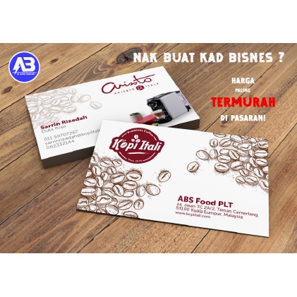 [PRE-ORDER] Print Business Card / Bisnes Kad / Name Card / Kad Nama ...