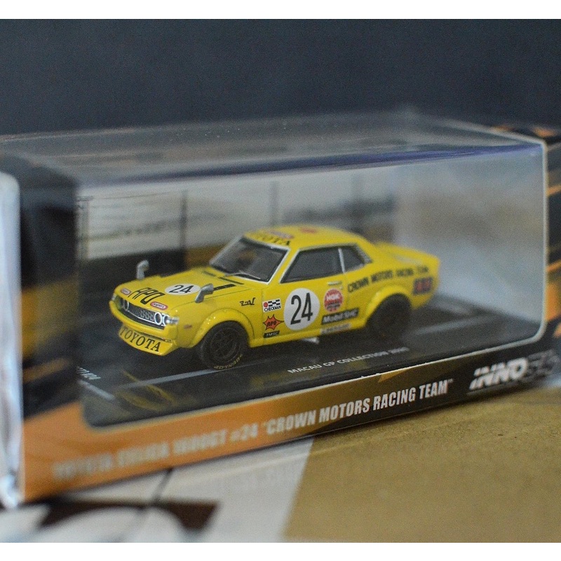 INNO MODELS INNO64 1/64 TOYOTA CELICA 1600GT #24 CROWN MOTORS RACING ...