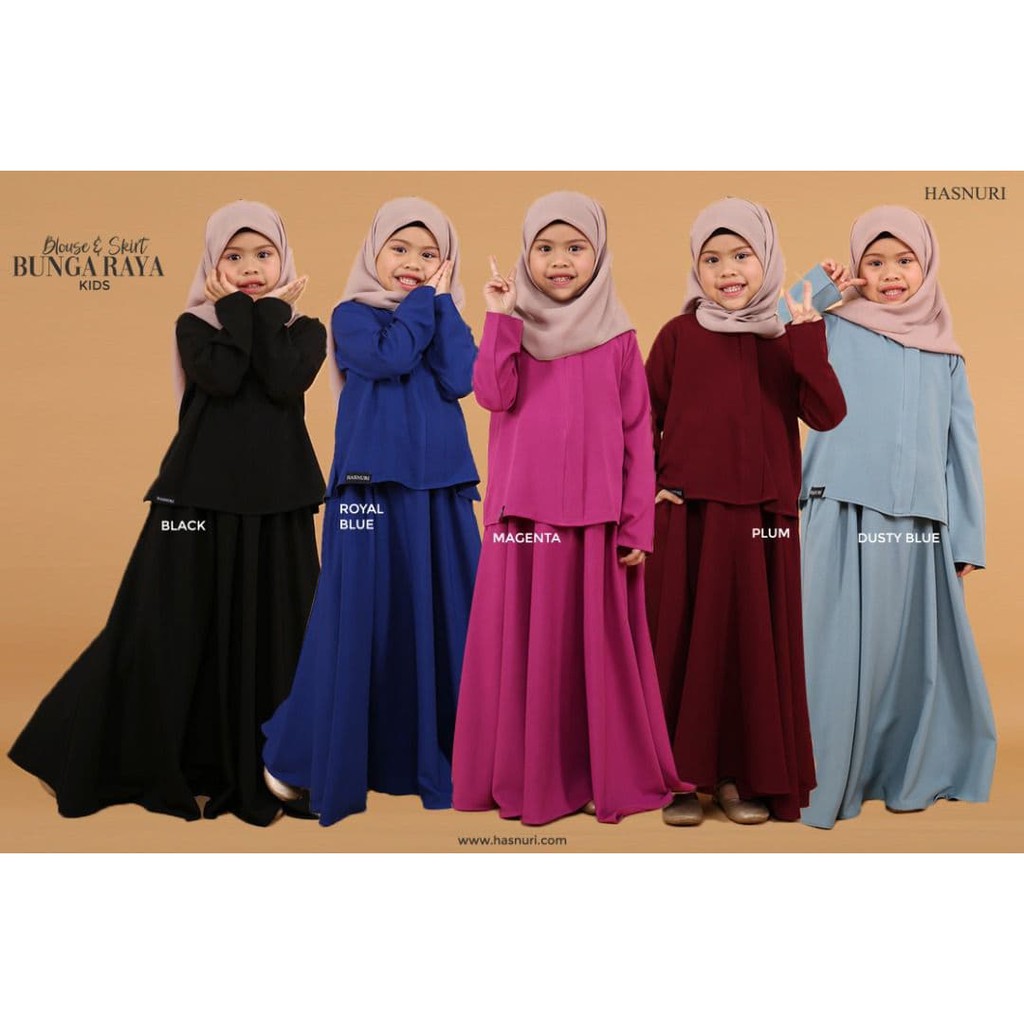 BAJU RAYA BUDAK | BAJU KURUNG KANAK-KANAK SEDONDON | BLOUSE AND SKIRT ...