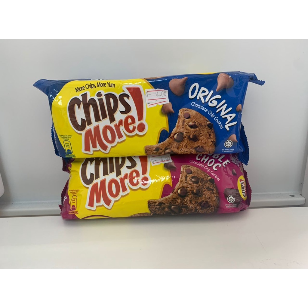Chipsmore Chocolate Chip Cookies-163.2g(Original/Double Chocolate ...