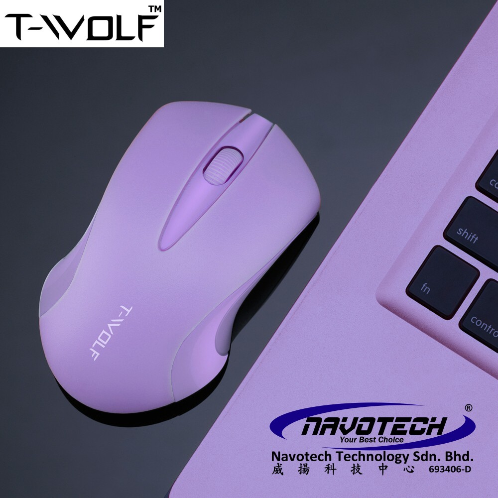T-WOLF Q2 Purple 2021 Limited Edition Wireless Mouse | Shopee Malaysia