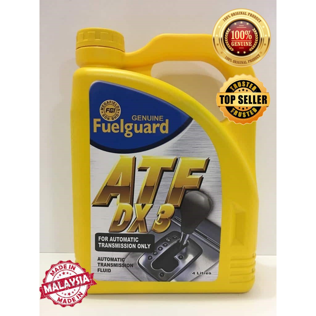 FUELGUARD ATF DX3 (Automatic Transmission Fluid) 4 Liters | Shopee Malaysia
