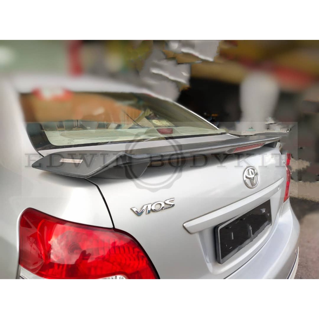Toyota Vios NCP93 TRD Sportivo Spoiler With Logo and LED Bodykit ABS ...