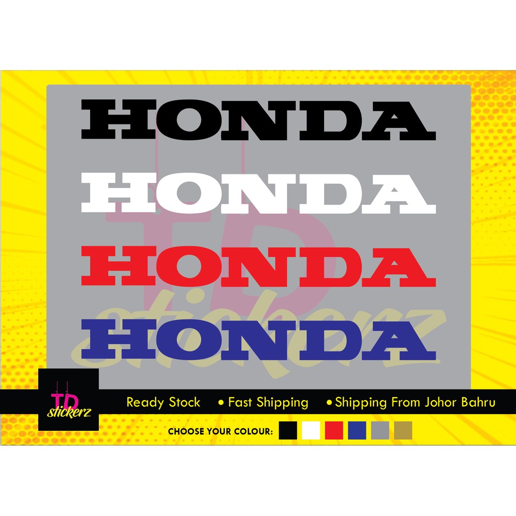 HONDA LOGO STICKER | Shopee Malaysia