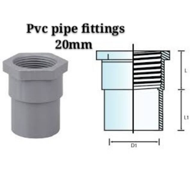 Pvc Pt socket 20mm (3/4") | Shopee Malaysia