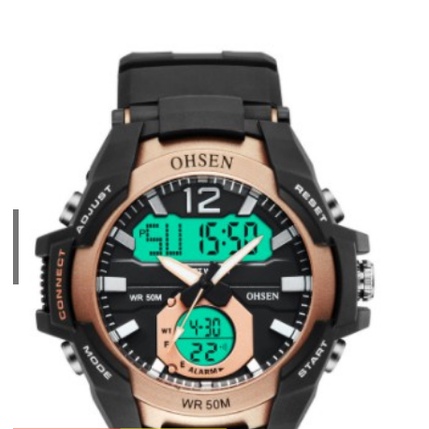 OHSEN AD1901 Led Digital Watch Men Sport Outdoor Quartz Wristwatch ...