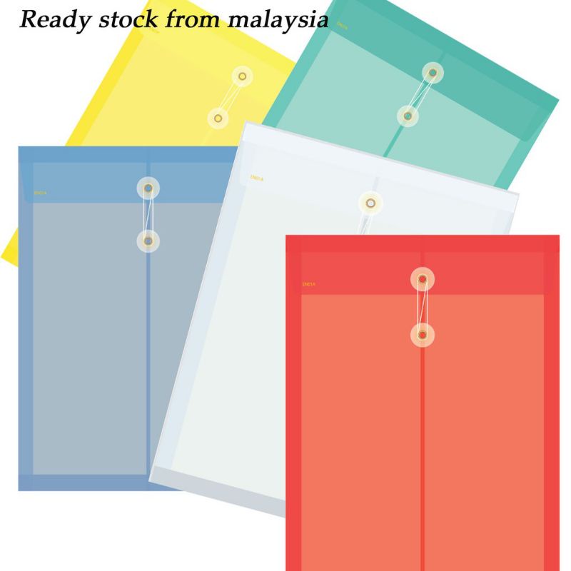 Holder A4 String Envelope Document Holder File | Shopee Malaysia