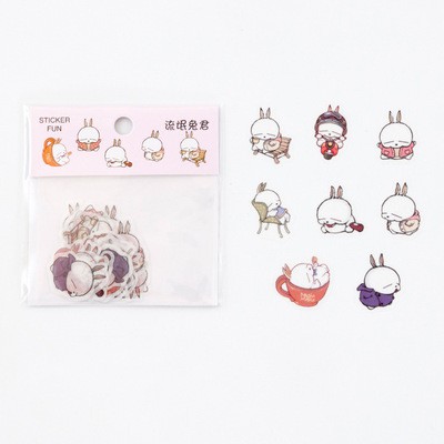[Ready Stock] 32 Pcs Mashimaro Cute Journal Sticker Pack | Shopee Malaysia