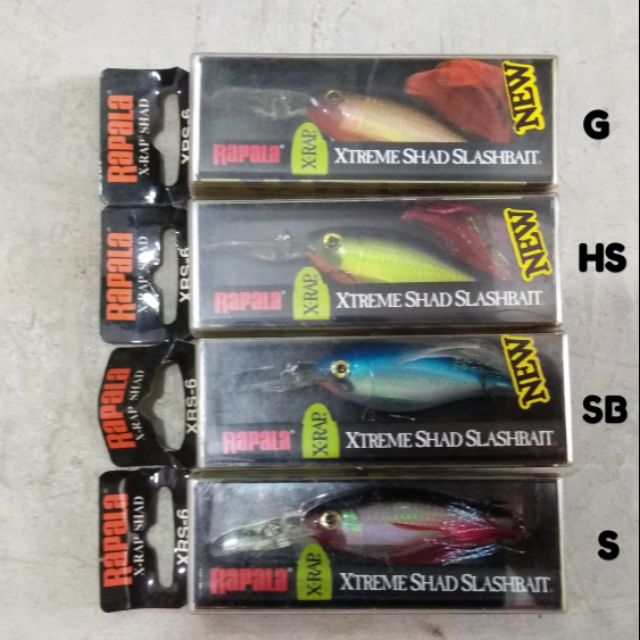 Rapala X-Rap Shad XRS-6 6cm 9g (G/HS/SB/S) | Shopee Malaysia