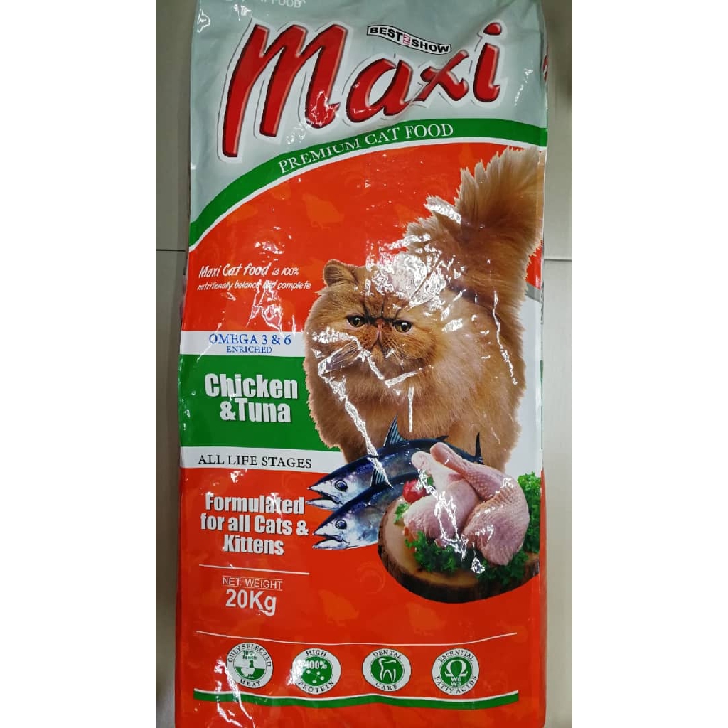 Maxi Cat Food Chicken & Tuna 20kg | Shopee Malaysia