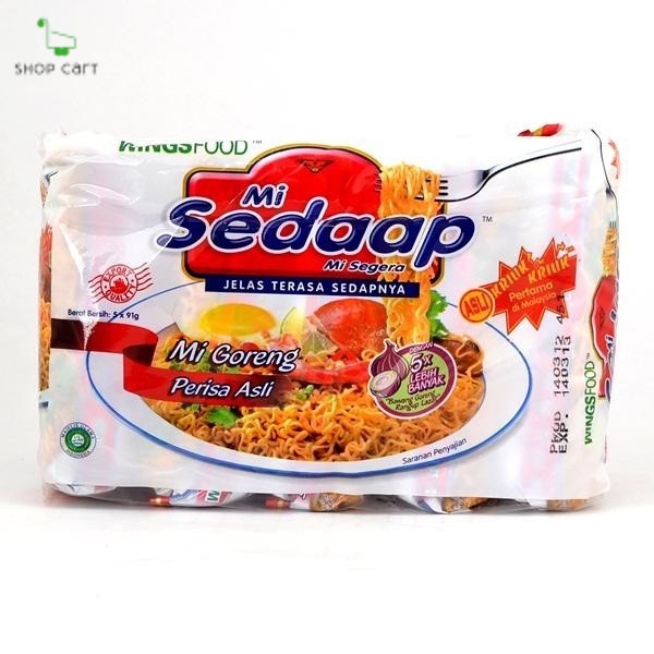 Mi Sedap Goreng Asli 91g x 5 | Shopee Malaysia