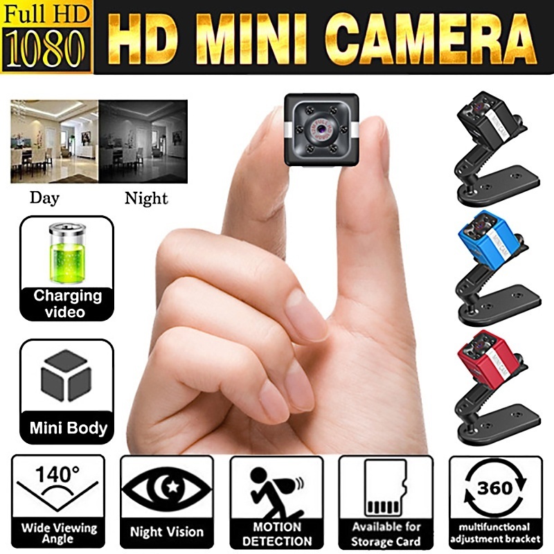 FX02 Mini Camera Full HD 1080P Sports Cameras Night Vision Car DV DVR ...