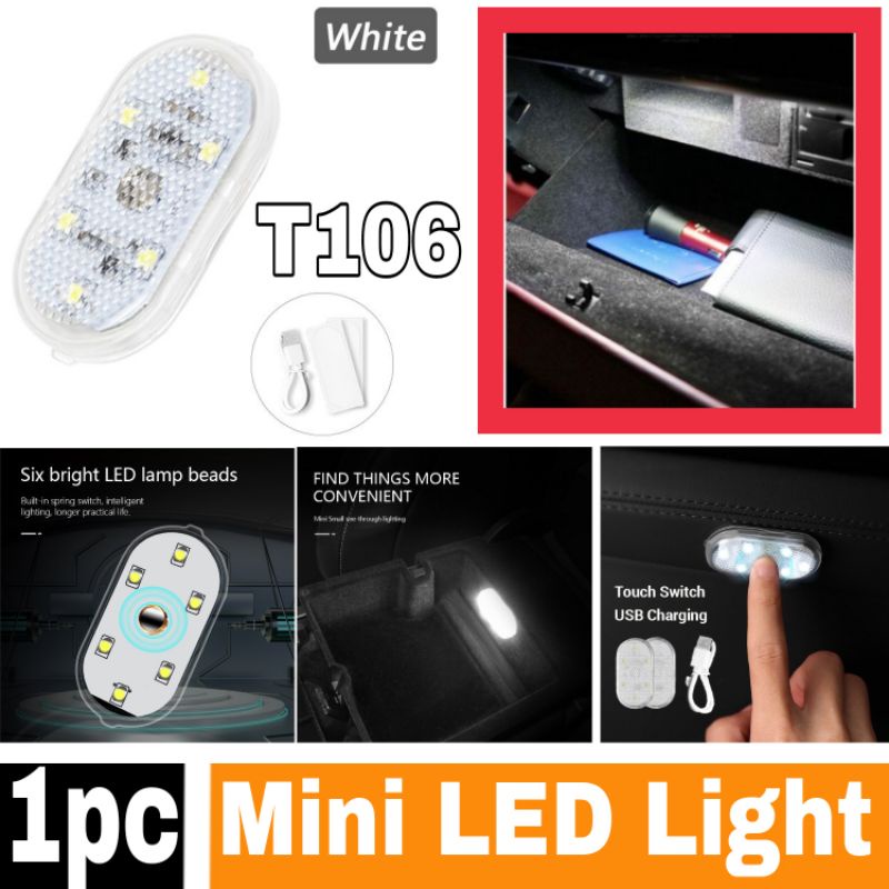 Mini LED Touch Light Drawer Wireless Car room roof Interior trunk night ...