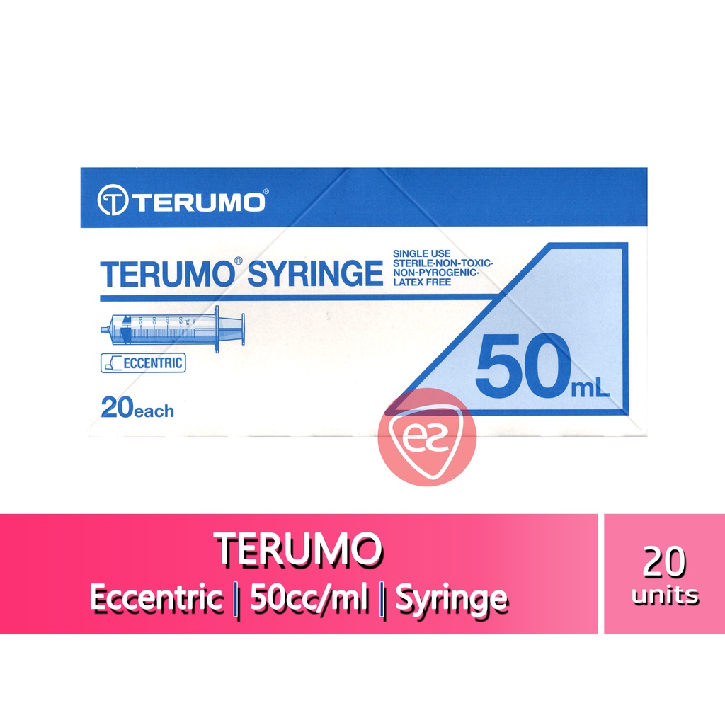 TERUMO SYRINGE 50CC (50ML) ECCENTRIC 20S (CODE SS*50ESE) | Shopee Malaysia