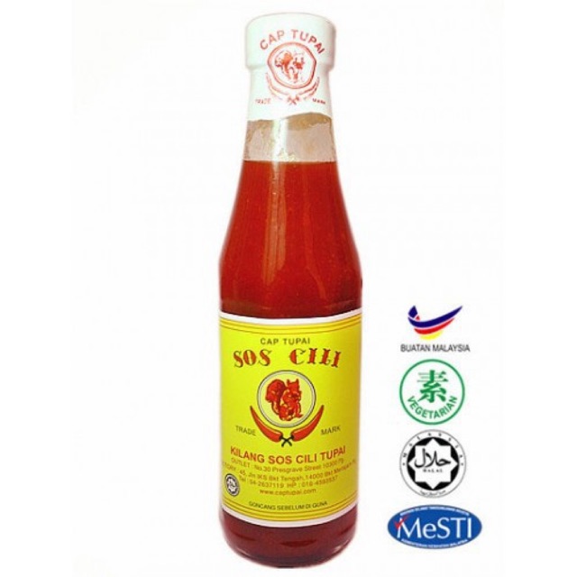 Cap Tupai Chilli Sauce/ Sos Cili/ 松鼠牌辣椒酱 340g & 750g | Shopee Malaysia
