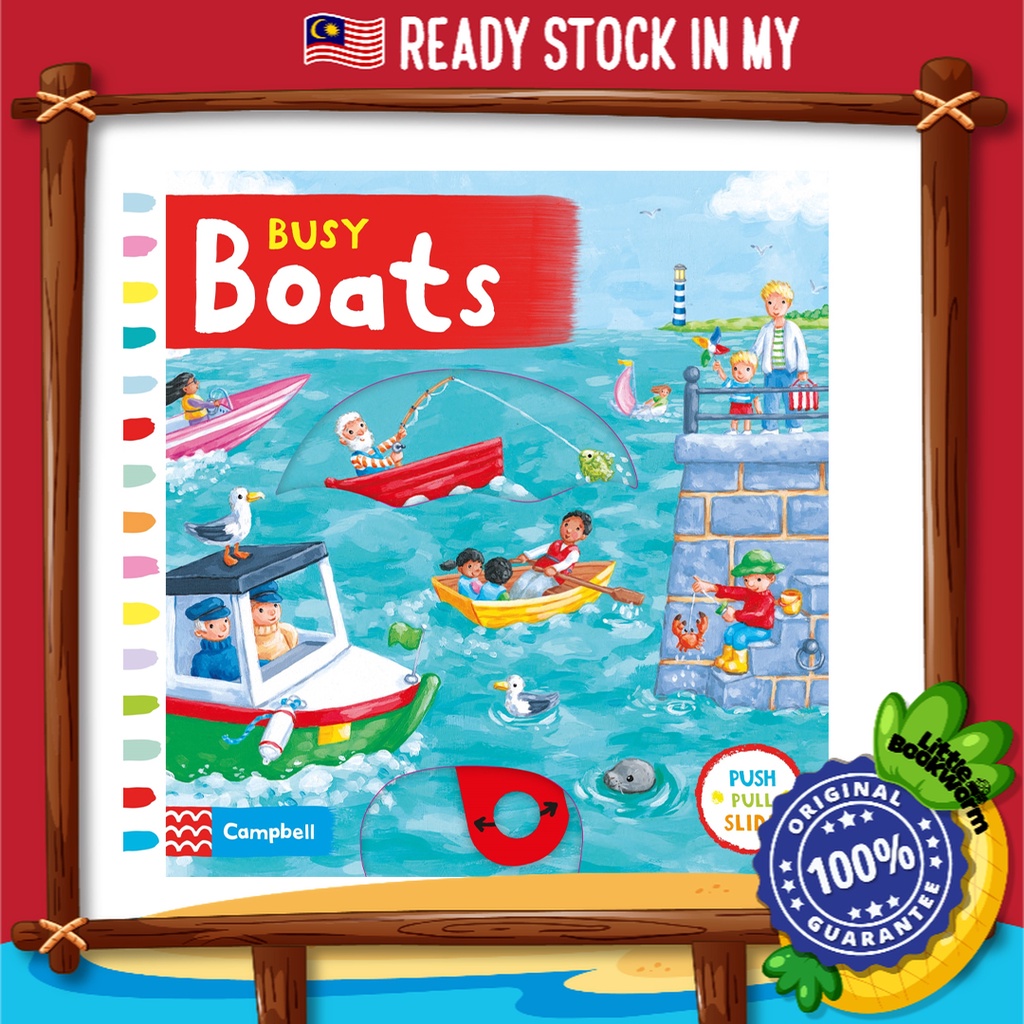 [100% original] Busy Boats (Campbell Busy Book Series) | Shopee Malaysia