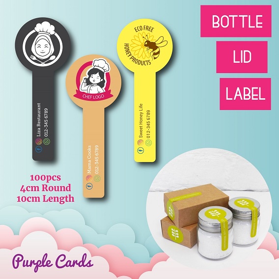 Bottle Lid Label Sticker Seal Print / Seal Sticker / Custom Print ...