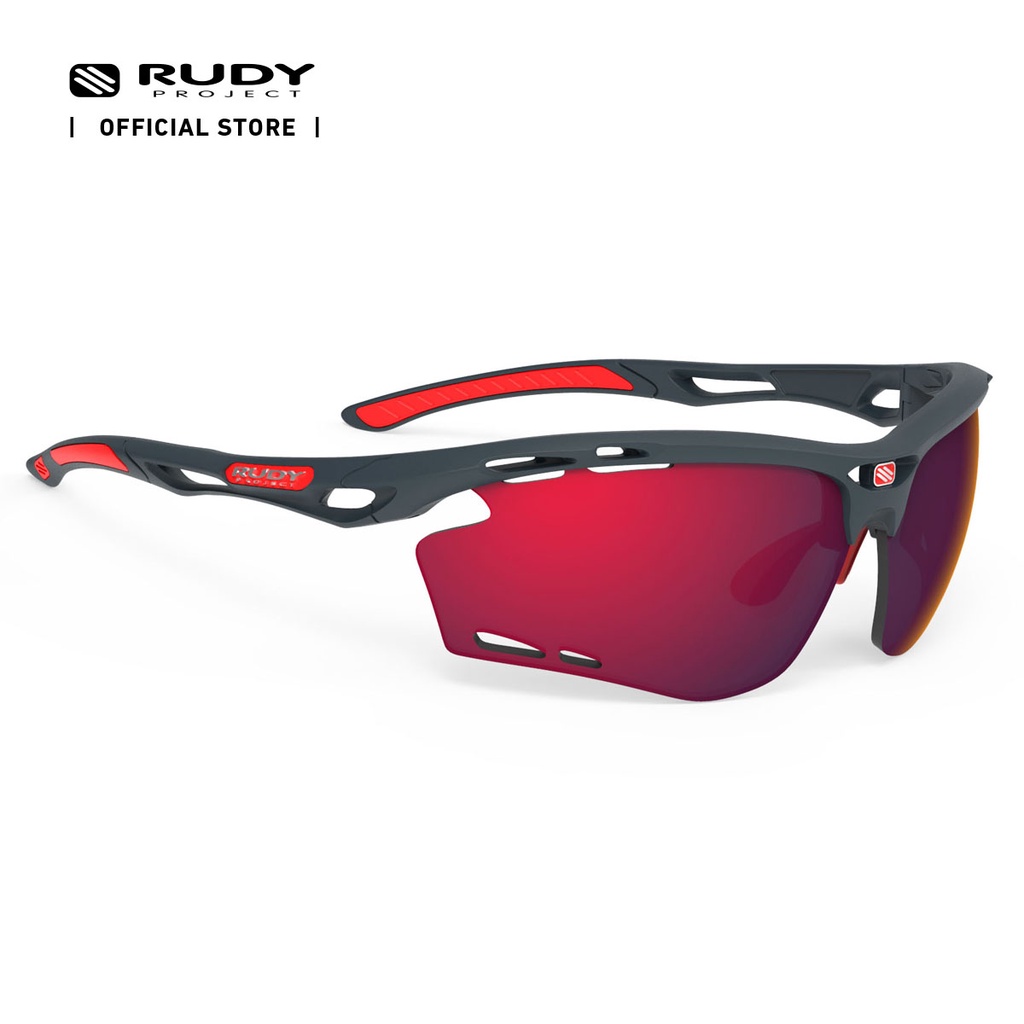 Rudy Project Propulse Charcoal Matte/ Multilaser Red Lens | Shopee Malaysia