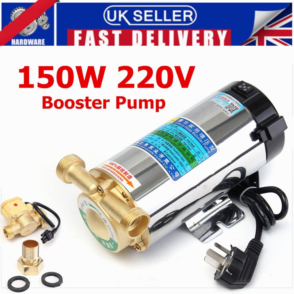 280W Booster Water Pump Automatic Household Solar Gas Shower Water ...
