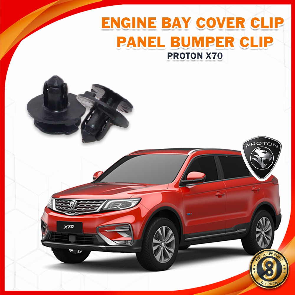 [READY STOCK] PROTON X70 ENGINE BAY COVER CLIP PANEL BUMPER CLIP (1PCS ...