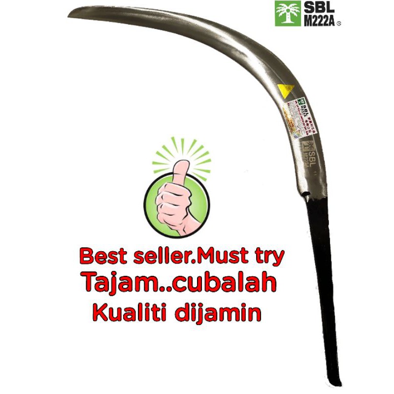 SBL M222A Oil Palm Harvesting Sickle (White) Sabit Kelapa Sawit SBL ...
