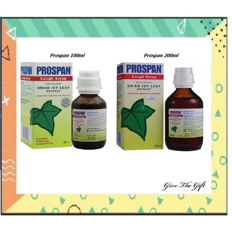 (Exp: 07/25) PROSPAN Cough Syrup 100ml / 200ml / 9s (sachets) | Shopee ...