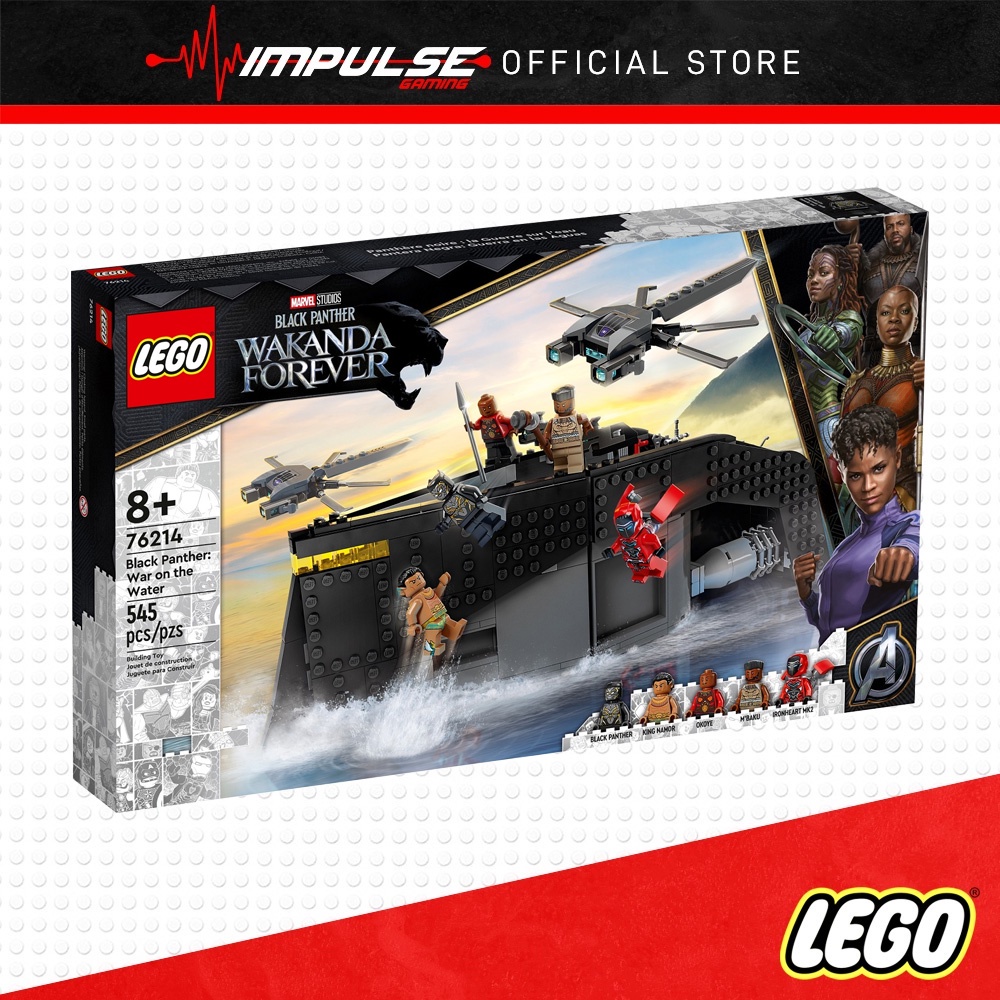 LEGO 76214 Marvel Super Heroes - Black Panther: War on the Water ...