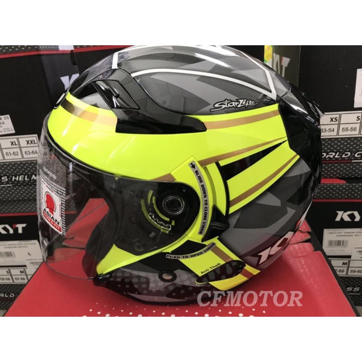 KYT HELMET DOUBLE VISOR (CASCO KYT VENOM OPEN FACE ALEIX ESPARGARO 2017 ...