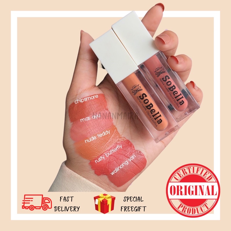 SOBELLA LIPMATTE BASIC EDITION | TOP 5 COLOR IN SOBELLA | 100% ORIGINAL ...