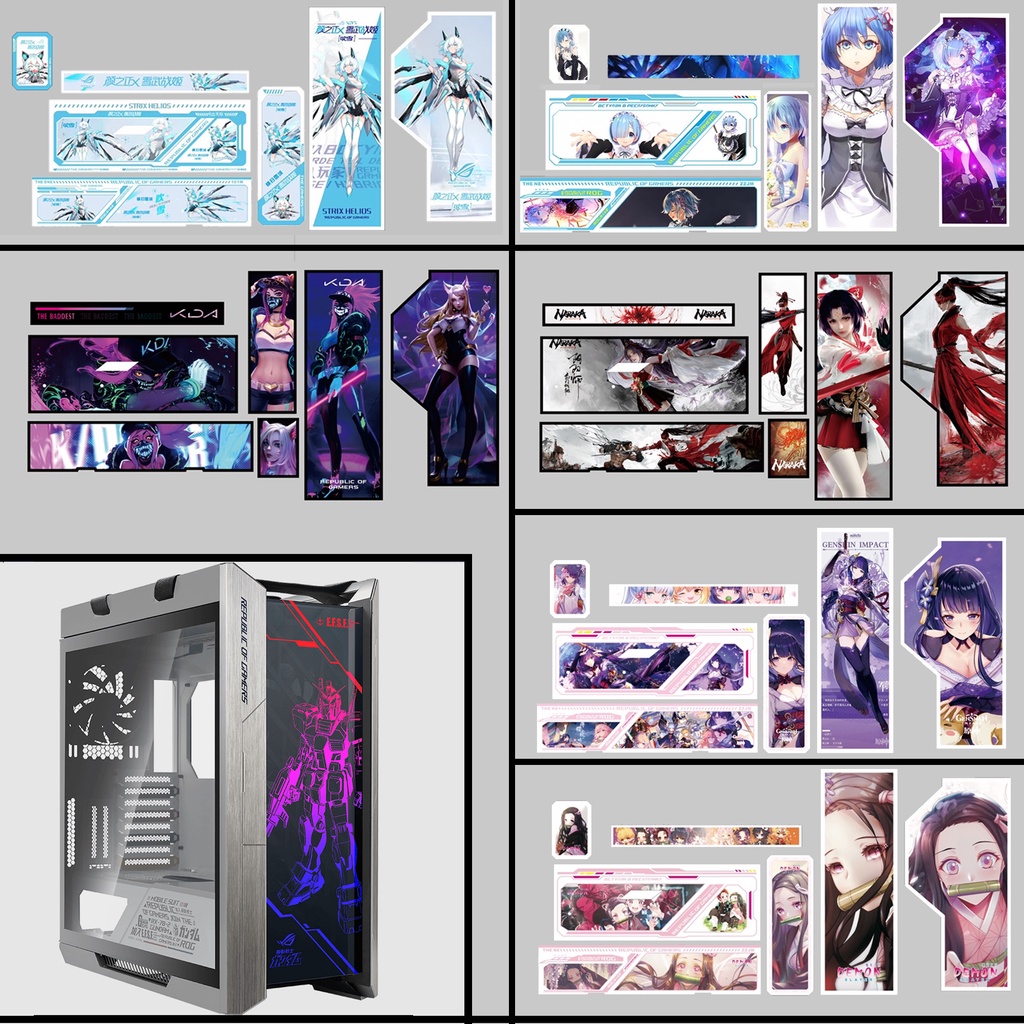 Theme Set: ASUS ROG GX601 STRIX Helios Case CPU Light Board Aura ARGB ...