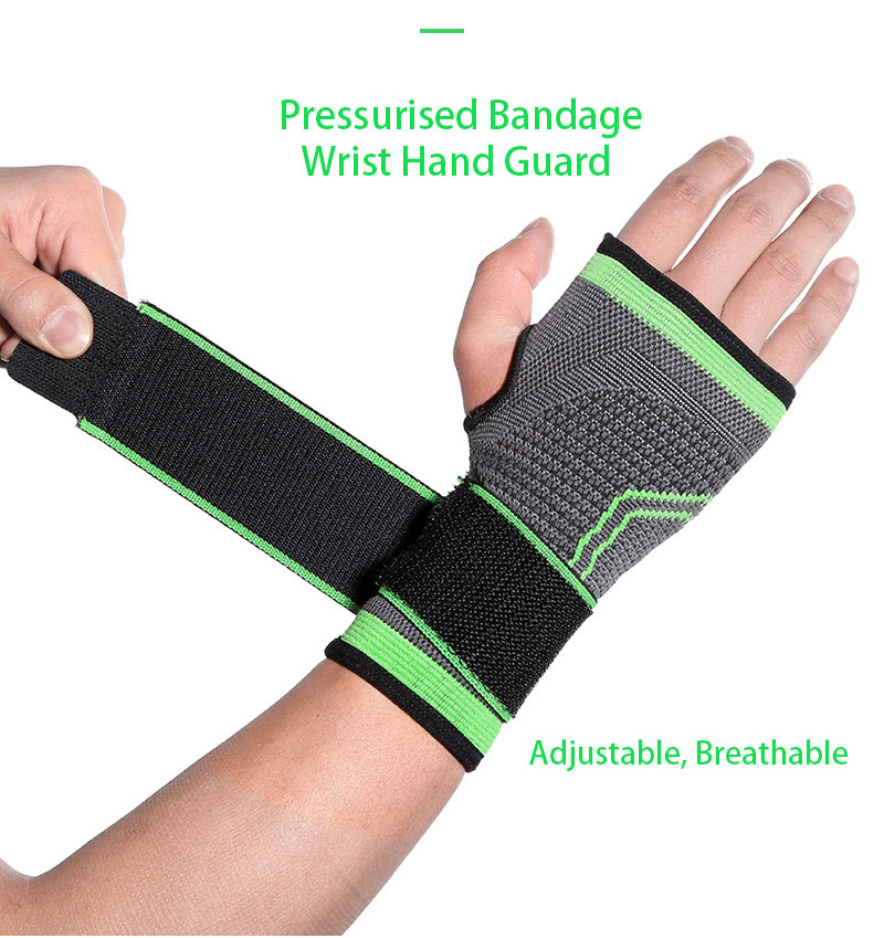 Palm wrist guard 1PC bandage knitted wrist protector breatheable ...