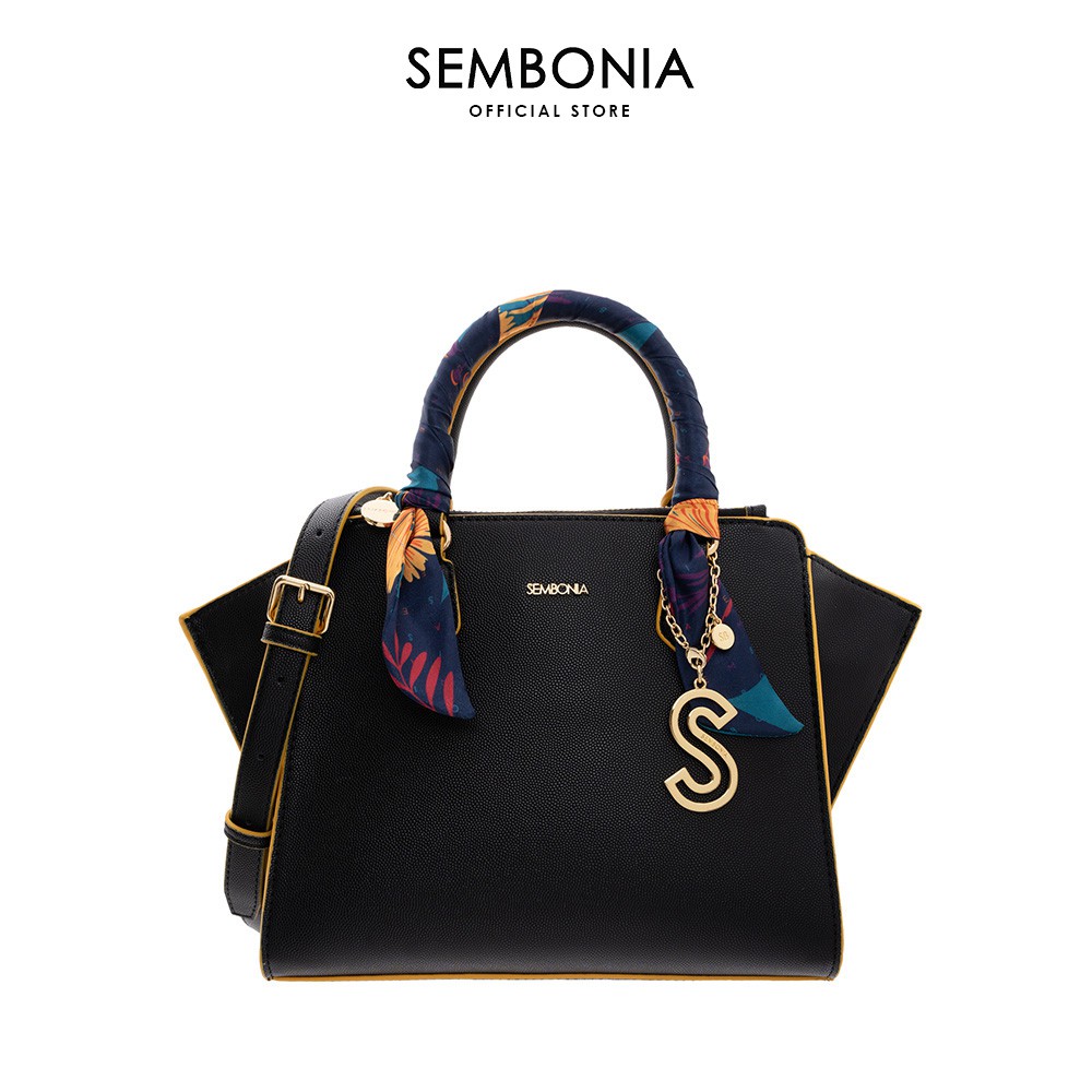 SEMBONIA Tropical Floral Double Zip Satchel Bag - 0603185-423-08 ...