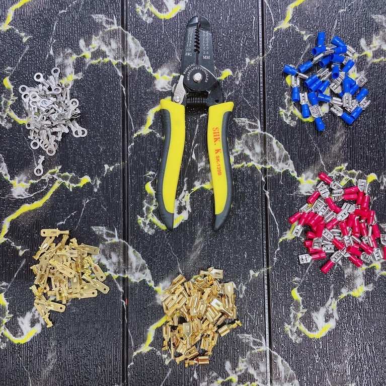 terminal clip cable non- insulated copper brass wire clip speaker ...