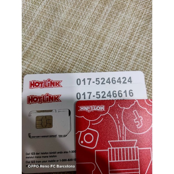 Hotlink new prepiad sim pack vip number/nice number | Shopee Malaysia